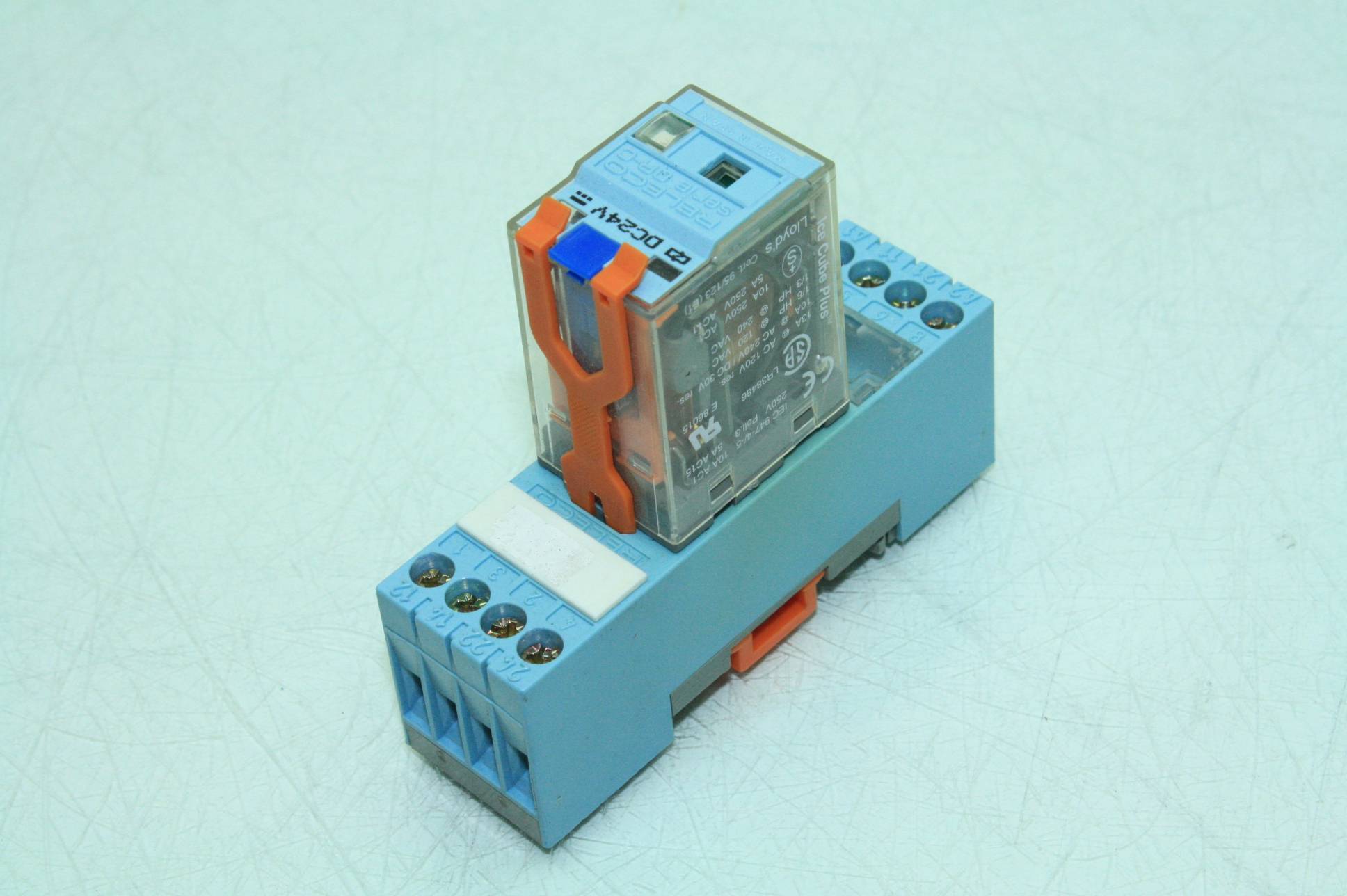 Lot of 2 Releco C7-A29 DX Ice Cube Relays with Socket Bases 24V DC Coils | eBay