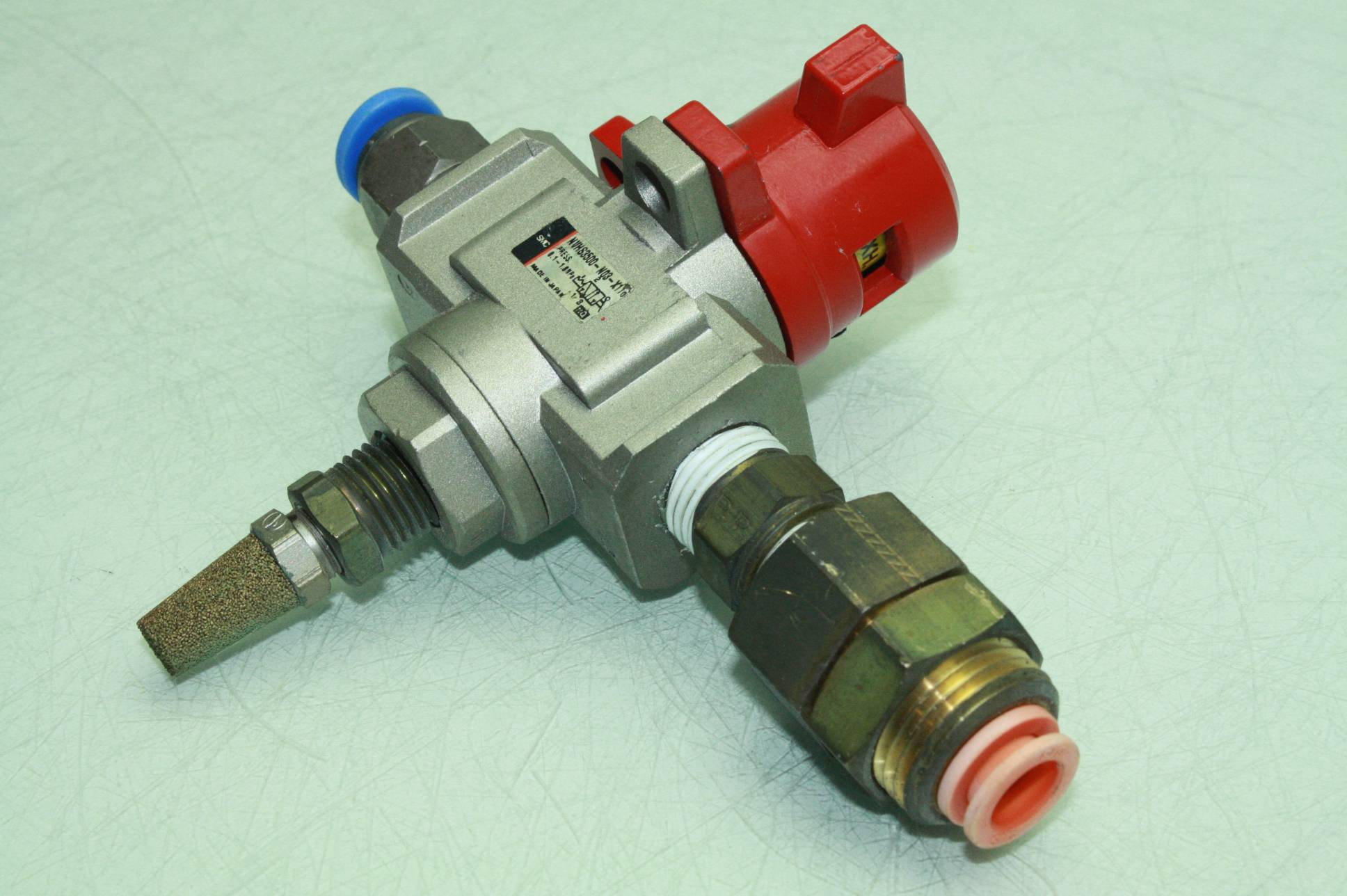 SMC NVHS3500-N03-X11 Pneumatic Lockout Shutoff Exhaust Valve | eBay