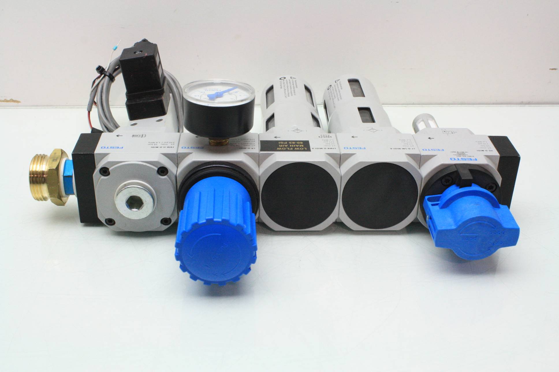 Festo FRL Filter Regulator HE-D-MIDI LF-D-5M-MIDI-A LR-D-MIDI LFMB-D ...