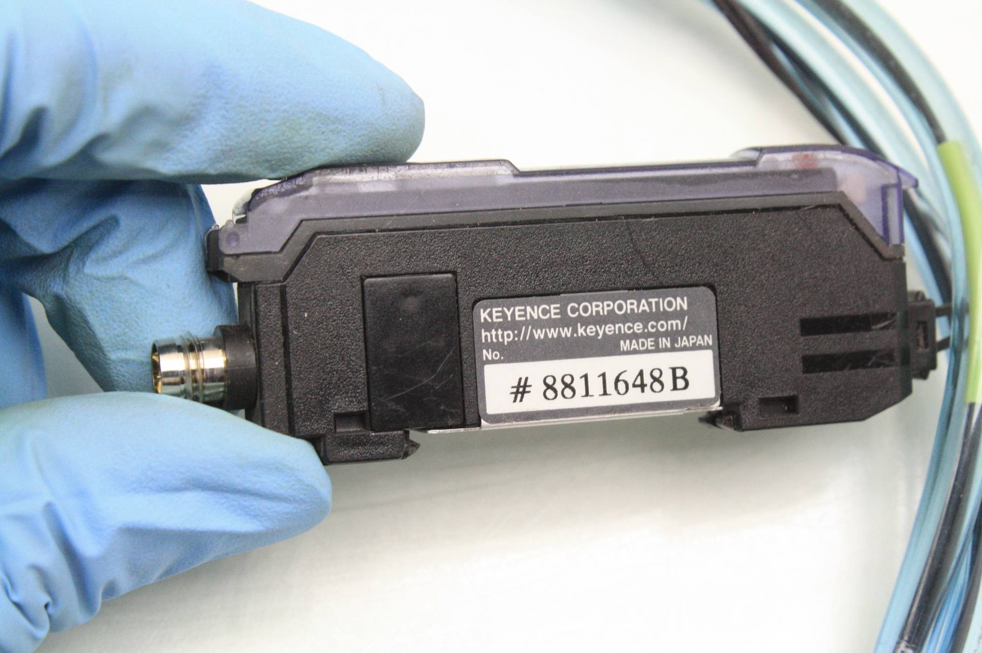 Keyence FS-V31CP Photoelectric Sensor Amplifier w/ FU-35TZ Fiber Optic ...